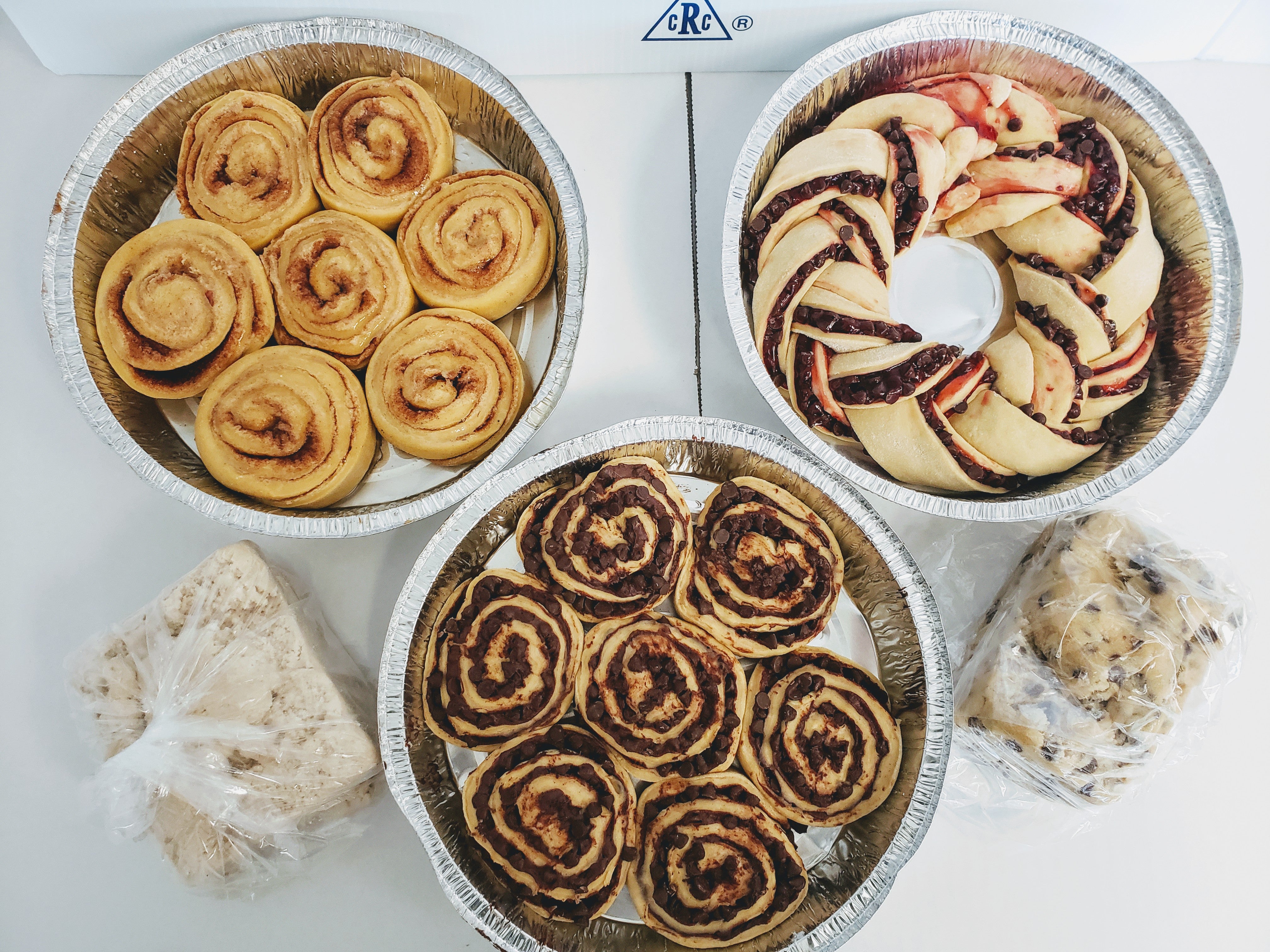 Unbaked Pull Apart Danish | Shalom Kosher Bakery