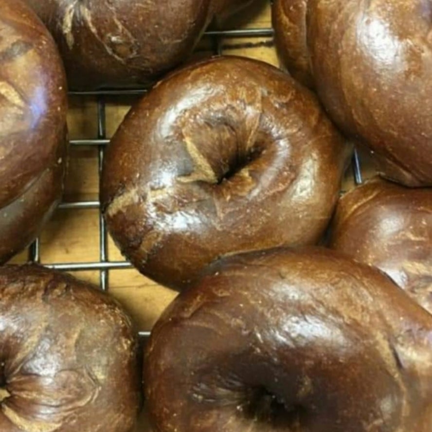 half dozen pumpernickel bagels | Shalom Kosher Bakery